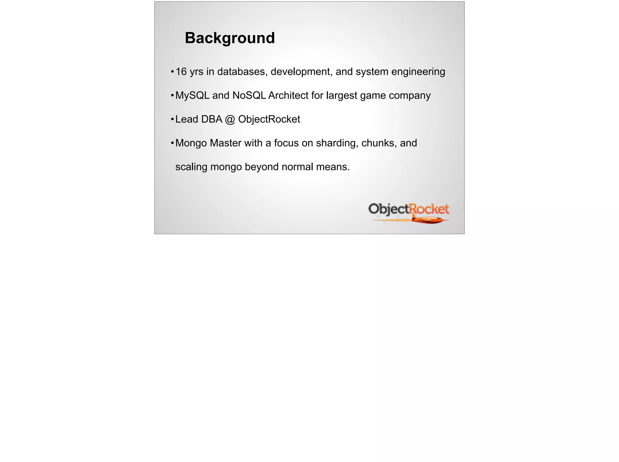 Lightning Talk: Get Even More Value from MongoDB Applications | PPTX | Databases | Computer ...