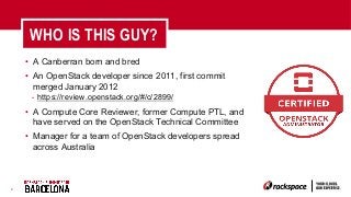 Big Data and OpenStack, a Love Story: Michael Still, Rackspace | PDF