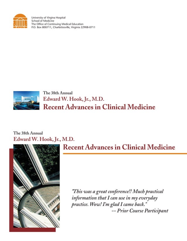 RACM 2011 brochure | PDF | Infectious Diseases | Diseases and Conditions
