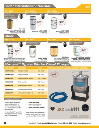 Racor Filtration Catalog | PDF