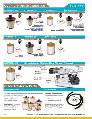 Racor Filtration Catalog | PDF
