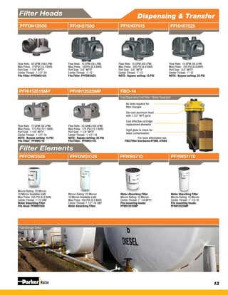 Racor Filtration Catalog | PDF