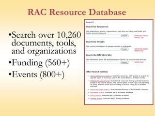 Rac Overview For Nnlm Gmr | PPTX | Internet | Computing