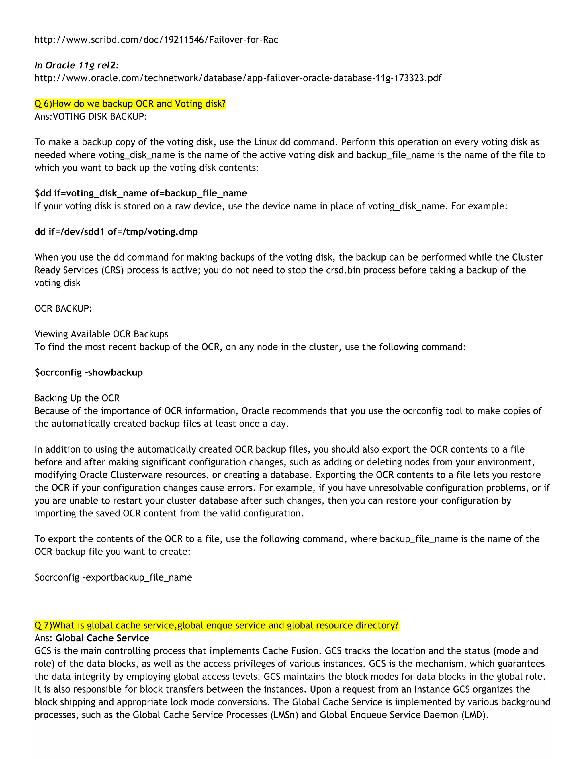 Rac questions | DOCX