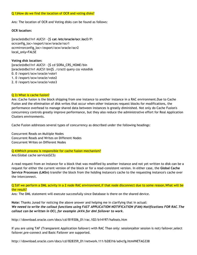 Rac questions | DOCX