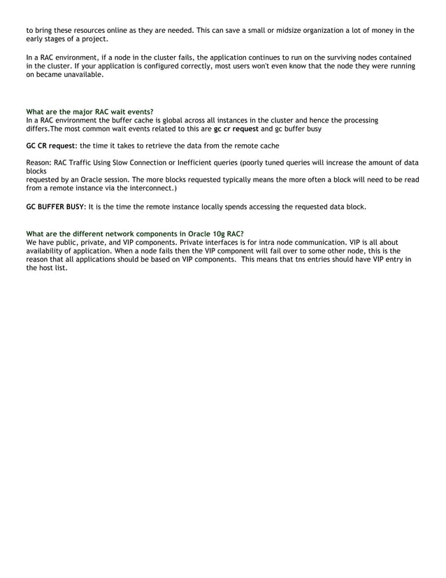 Rac questions | DOCX