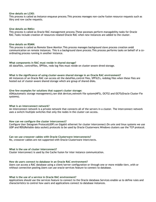 Rac questions | DOCX