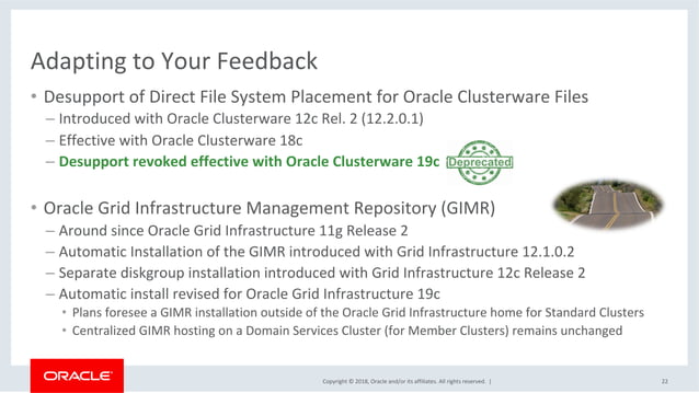 Oracle RAC - Roadmap for New Features | PDF | Databases | Computer Software and Applications
