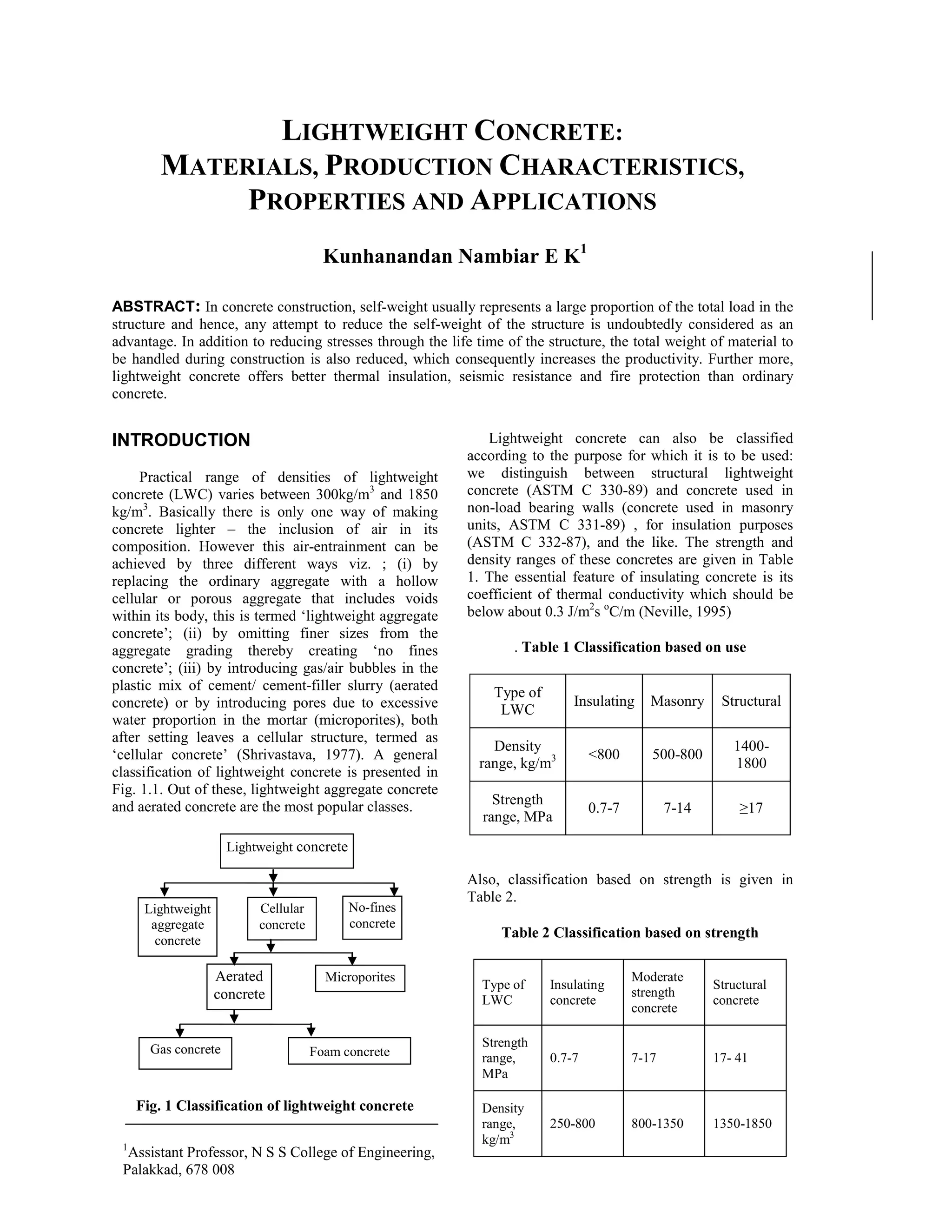 Recent Advances in Concrete Technology | PDF