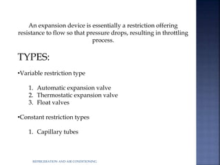 types of expansion devices in rac | PPTX
