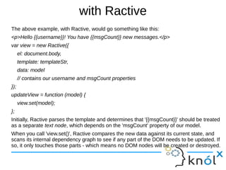 Ractive js | ODP