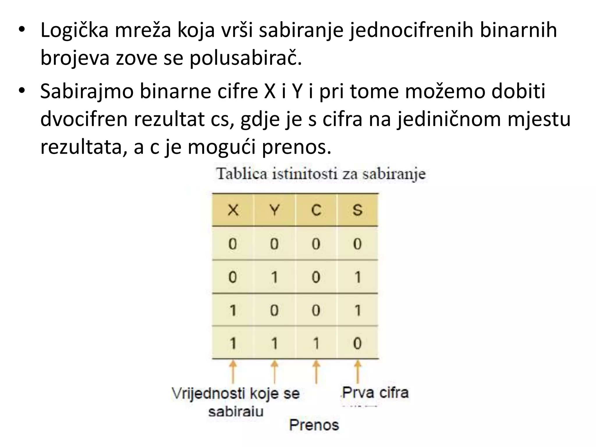 Racunarski sistem logicke operacije | PPT