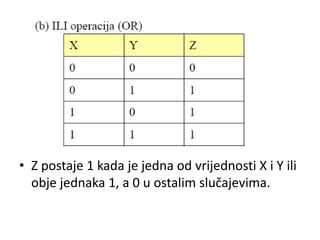 Racunarski sistem logicke operacije | PPT
