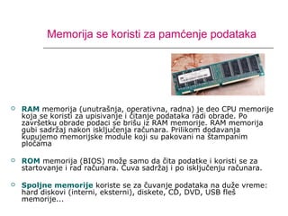 Računarski sistem 1 | PPT