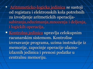 Racunarski sistem bojana i dunja | PPT