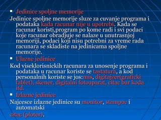 Racunarski sistem bojana i dunja | PPT