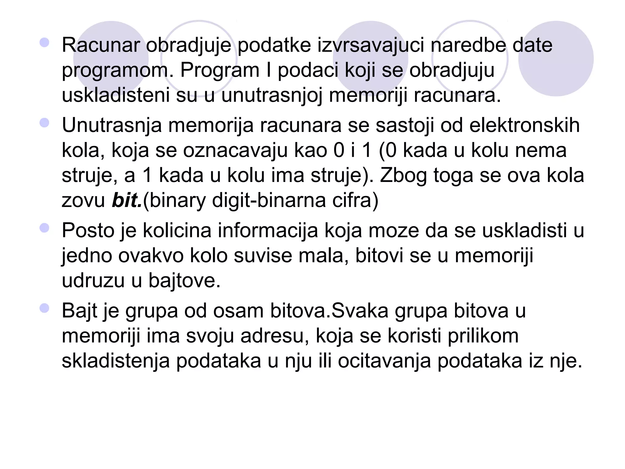 Racunarski sistemi | PPT