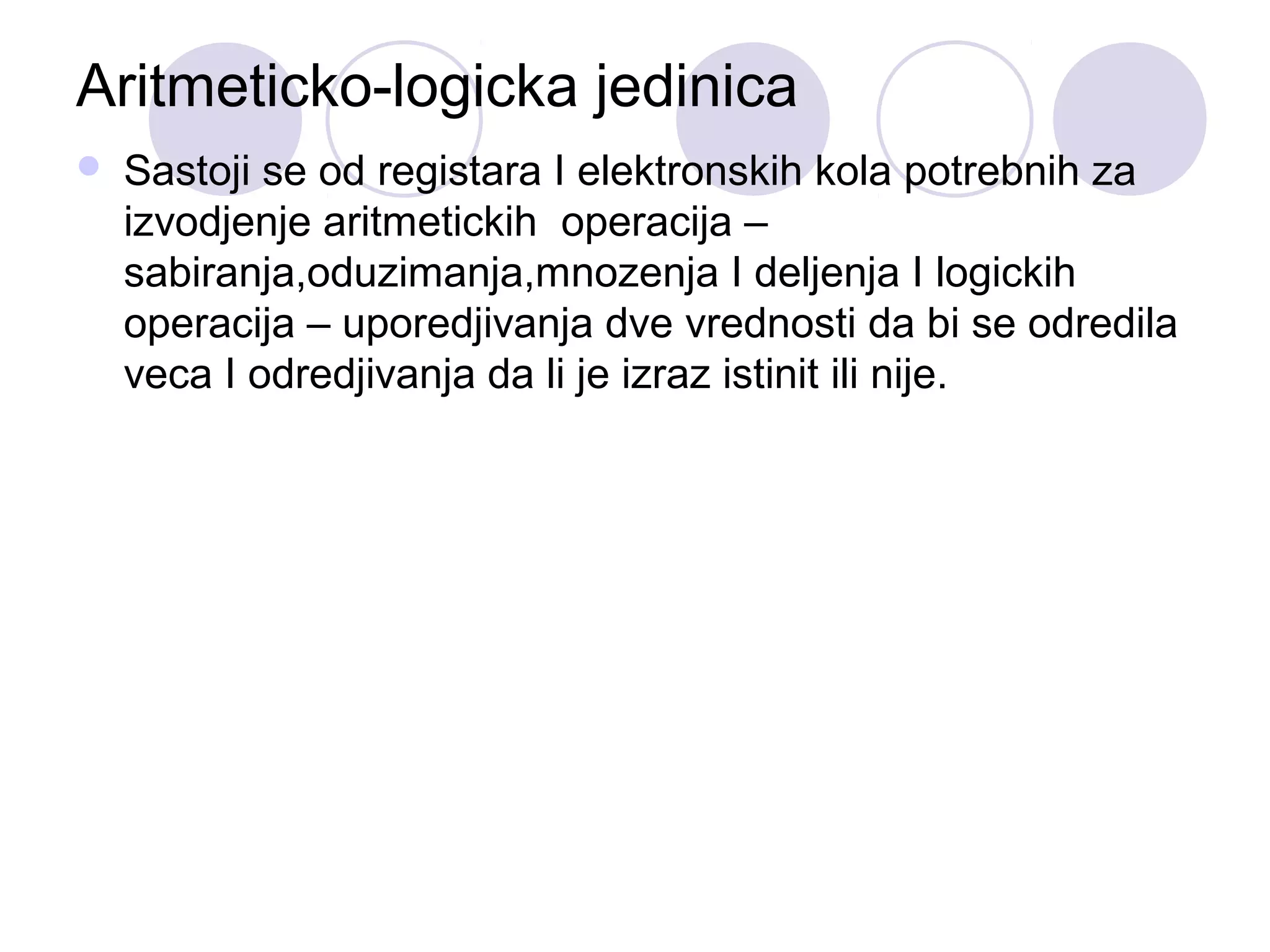 Racunarski sistemi | PPT