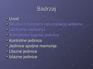 Racunarski sistemi | PPT