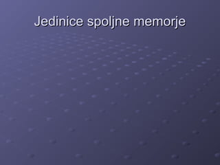 Racunarski sistemi | PPT