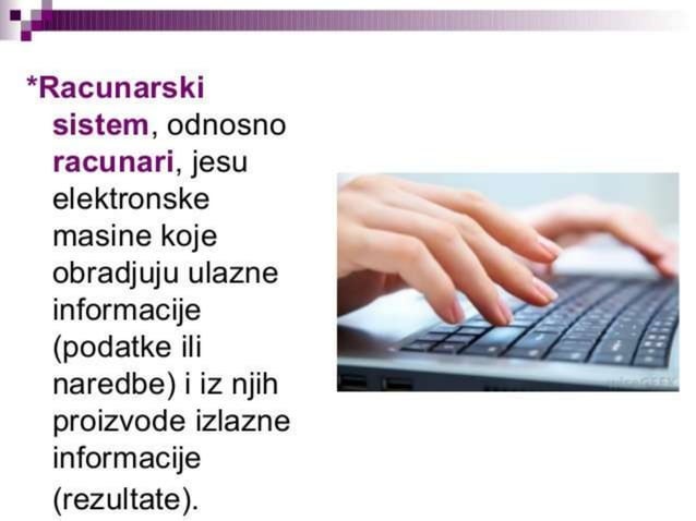 Racunarski sistemi | PPTX