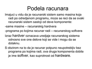 Racunarski sistemi.luka i dacha | PPT