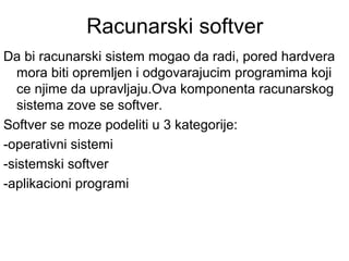 Racunarski sistemi.luka i dacha | PPT