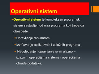 Racunarski software | PPTX