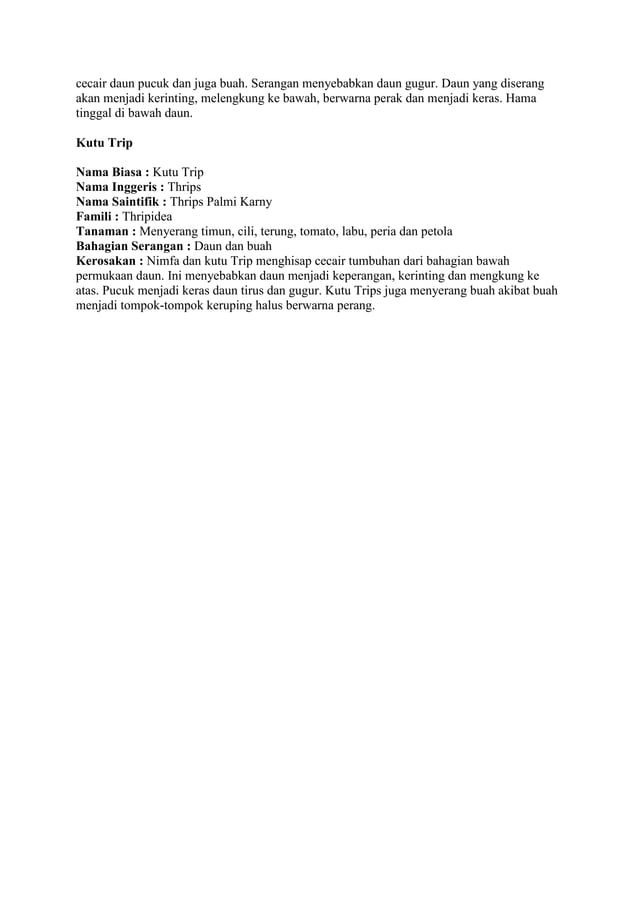 Racun serangga | PDF