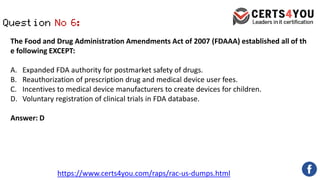 RAC US Exam Questions | PPT