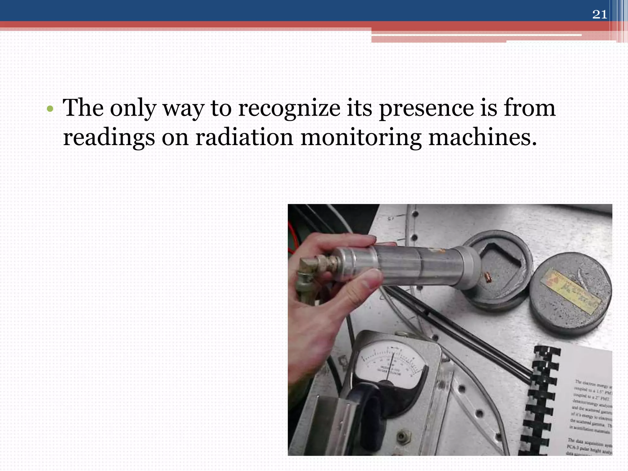 Radiation safety and hazards, Control | PPTX