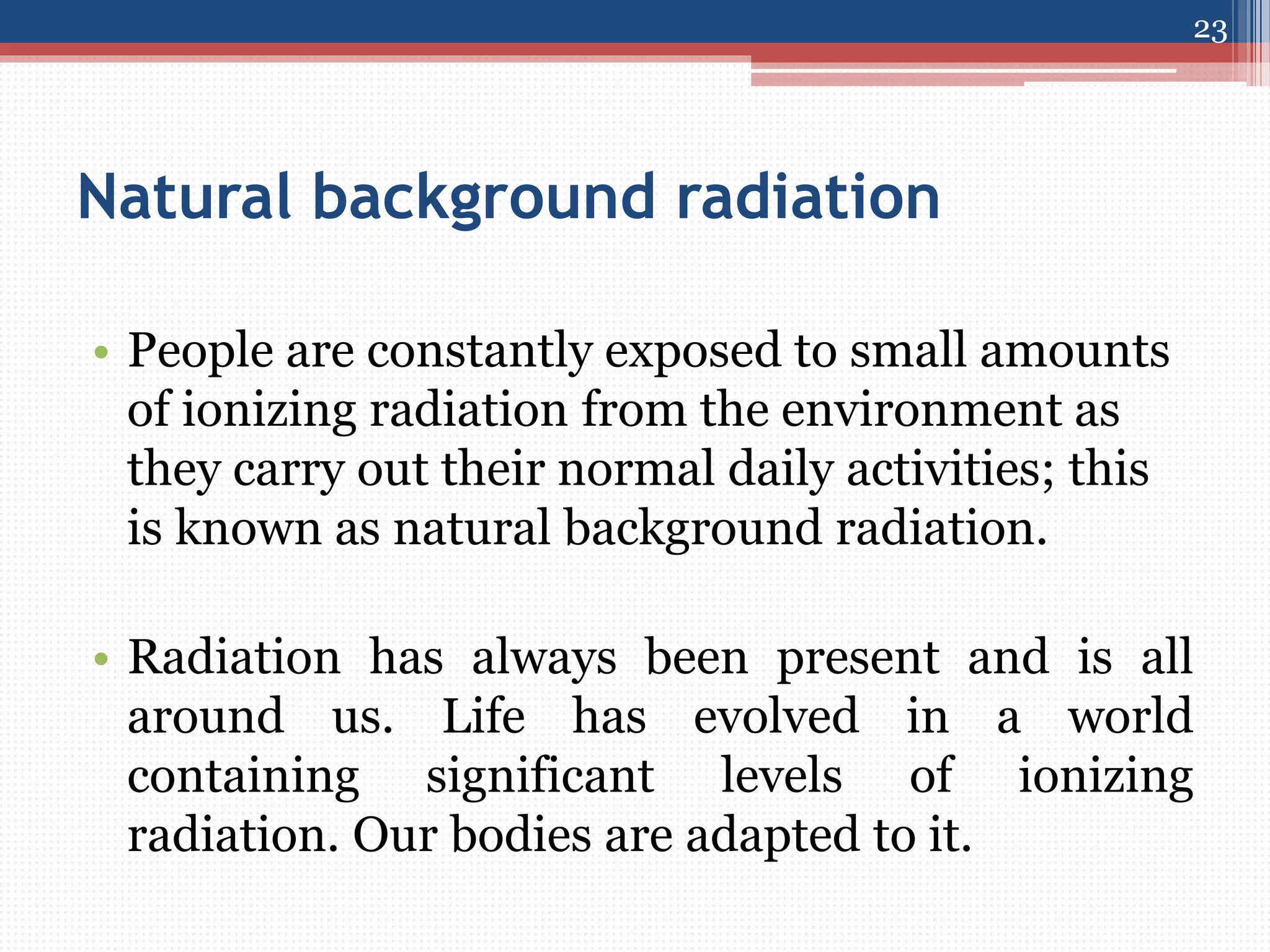 Radiation safety and hazards, Control | PPTX