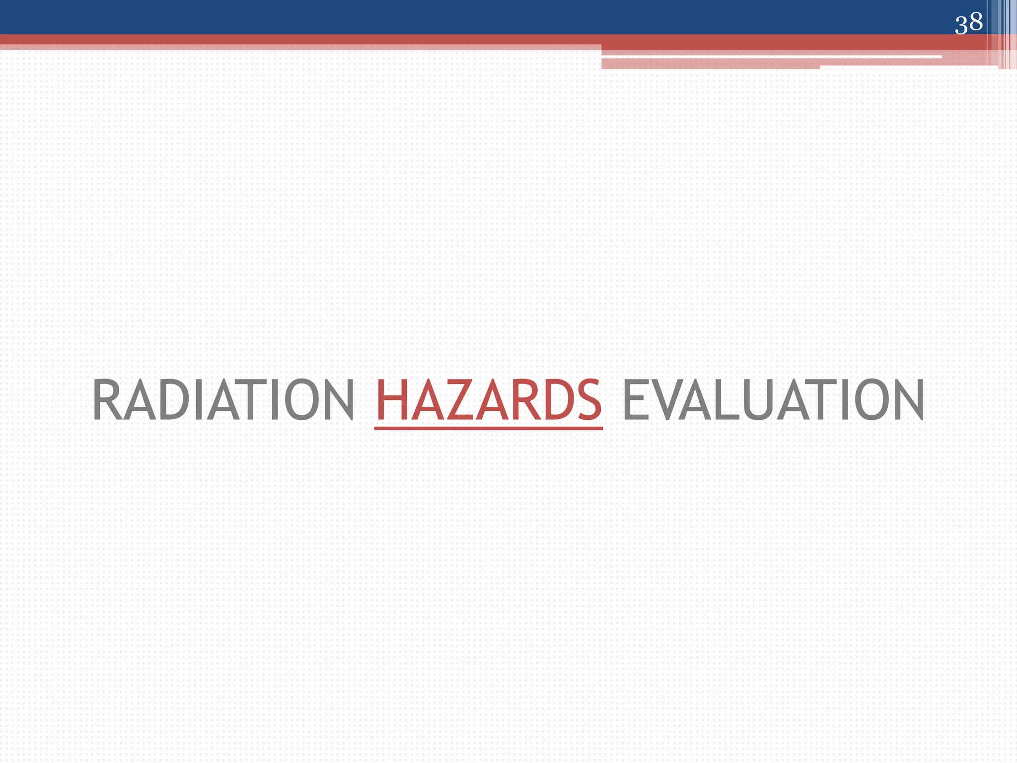 Radiation safety and hazards, Control | PPTX