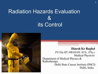 Radiation safety and hazards, Control | PPTX
