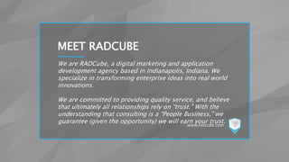 RADcube| Leveraging Digital Experiences for Enterprises | PPT