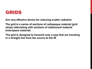 Rad 206 p12 Fundamentals of Imaging - Control of Scatter Radiation | PPT