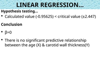 RAD 451 regression statistics and others | PPT