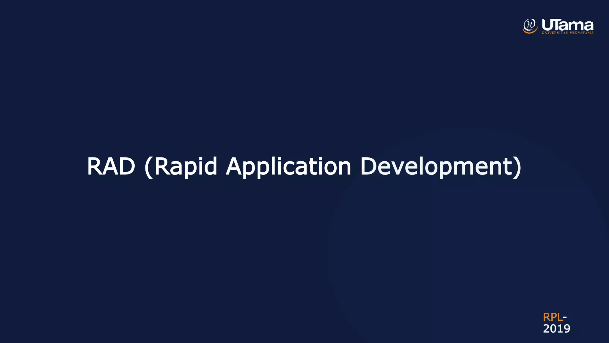 Rad, Agile & Extreme Programming | PPSX