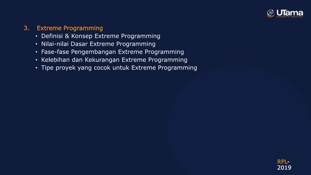 Rad, Agile & Extreme Programming | PPSX