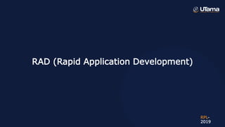 Rad, Agile & Extreme Programming | PPSX