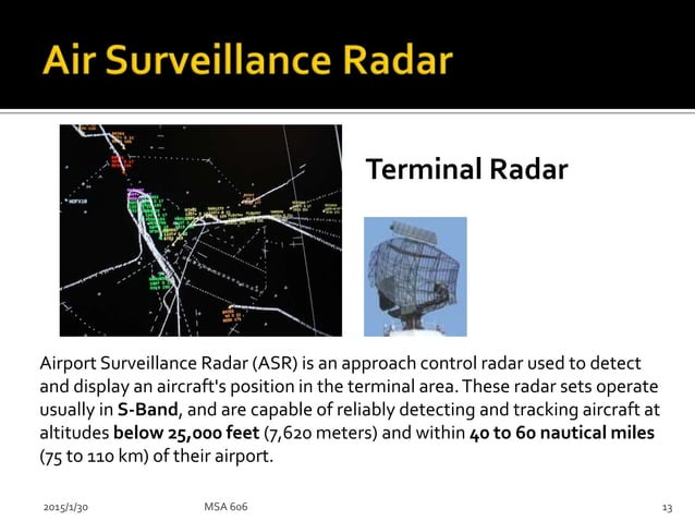 An Introduction about Radar | PPTX | Air Travel | Travel Type