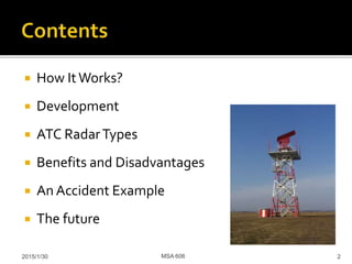 An Introduction about Radar | PPTX | Air Travel | Travel Type