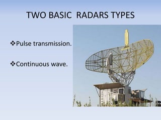 STUDY OF RADAR | PPT
