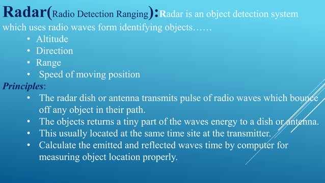 Radar | PPT