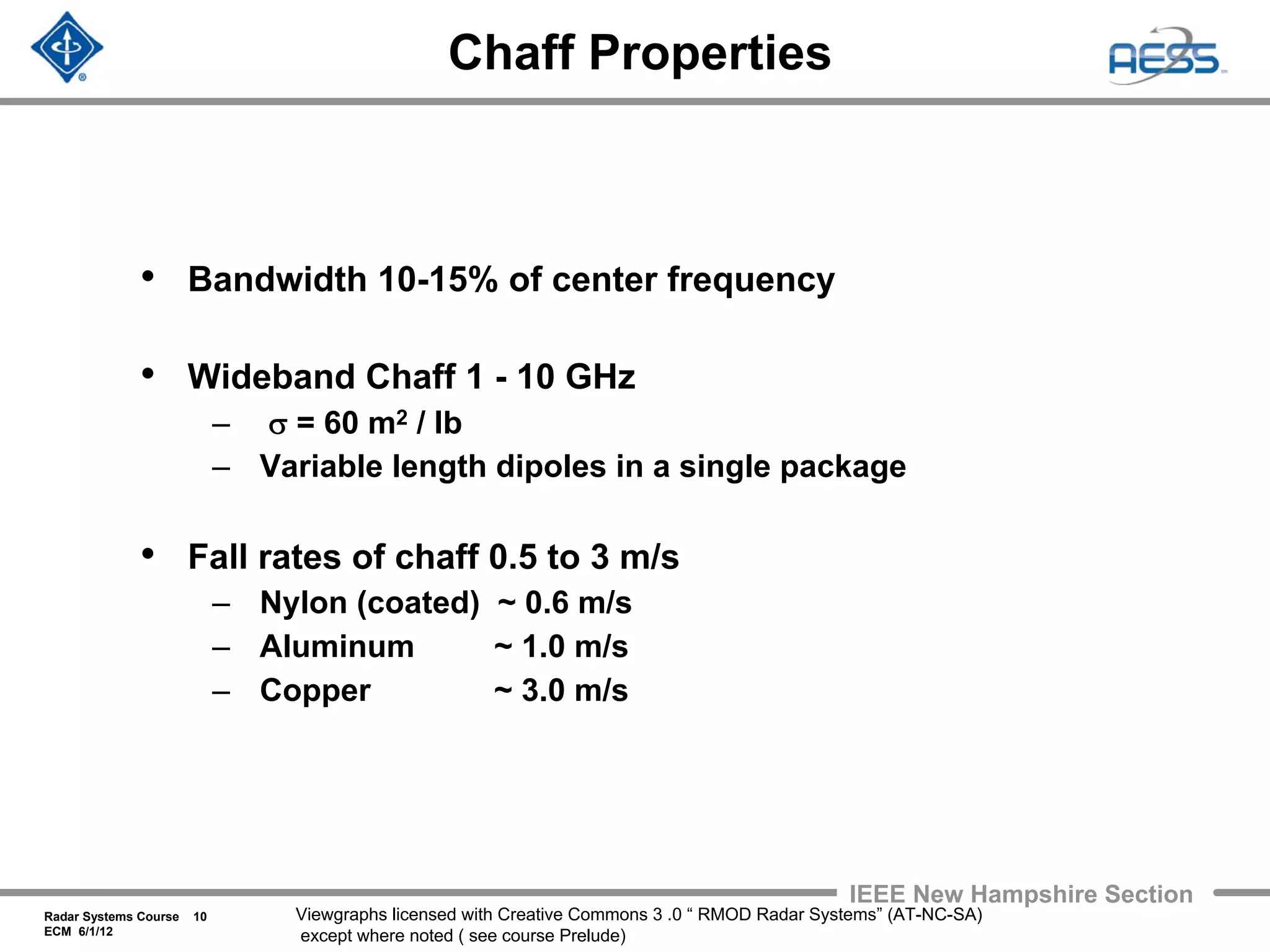 Radar 2009 a 19 electronic counter measures | PDF