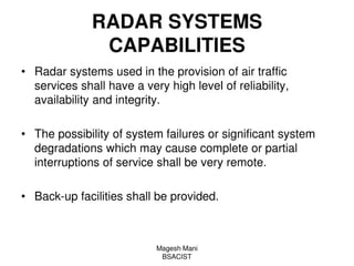Description of radar and its use cases Advantages | PDF