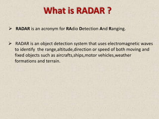 Radar | PPTX