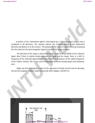 Radar-Systems-Class Notes for ECE students | PDF
