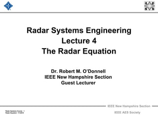Radar 2009 a 4 radar equation | PPT