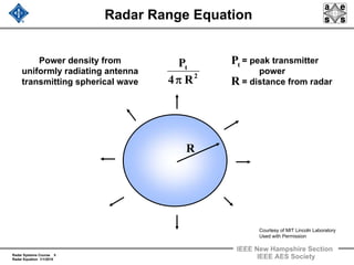 Radar 2009 a 4 radar equation | PPT